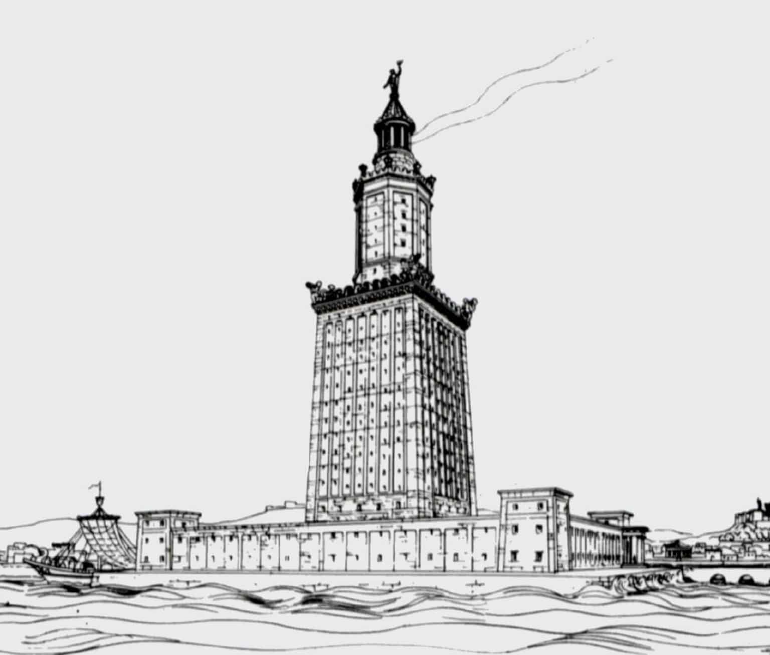 Der Leuchtturm von Pharos bei Alexandria Ägypten | weltwunder-online.de Der Leuchtturm von Pharos bei Alexandria Ägypten | weltwunder-online.de